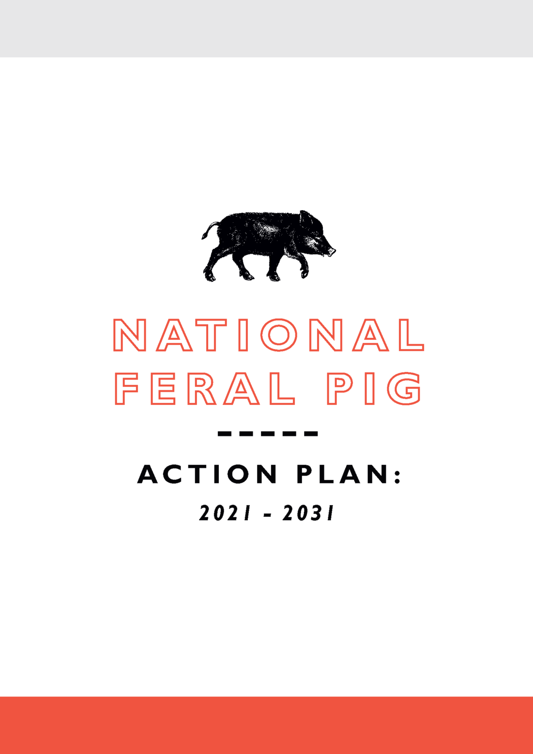 The Plan – National Feral Pig Action Plan